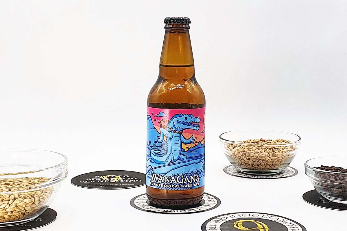 Awanagana Golden Ale 33cl | Italian unfermented craft beer