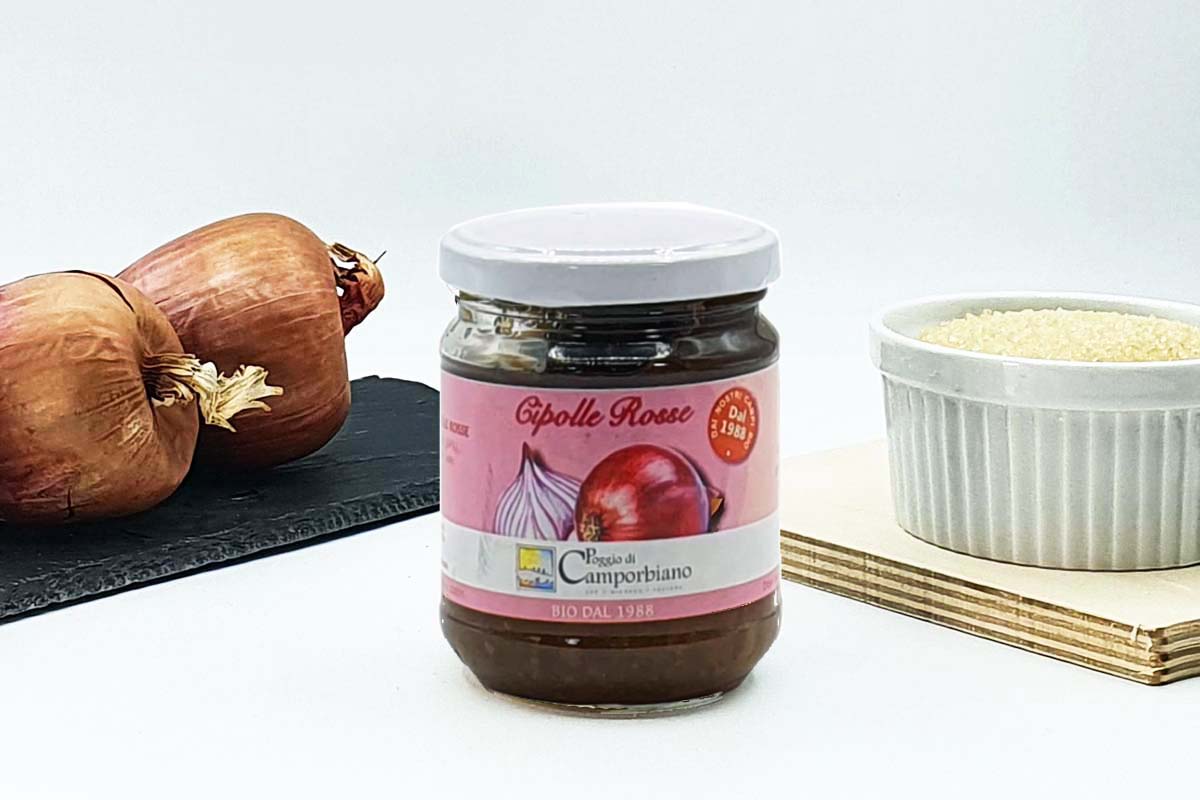 Red onion compote | Organic products from Italy | Oline shop